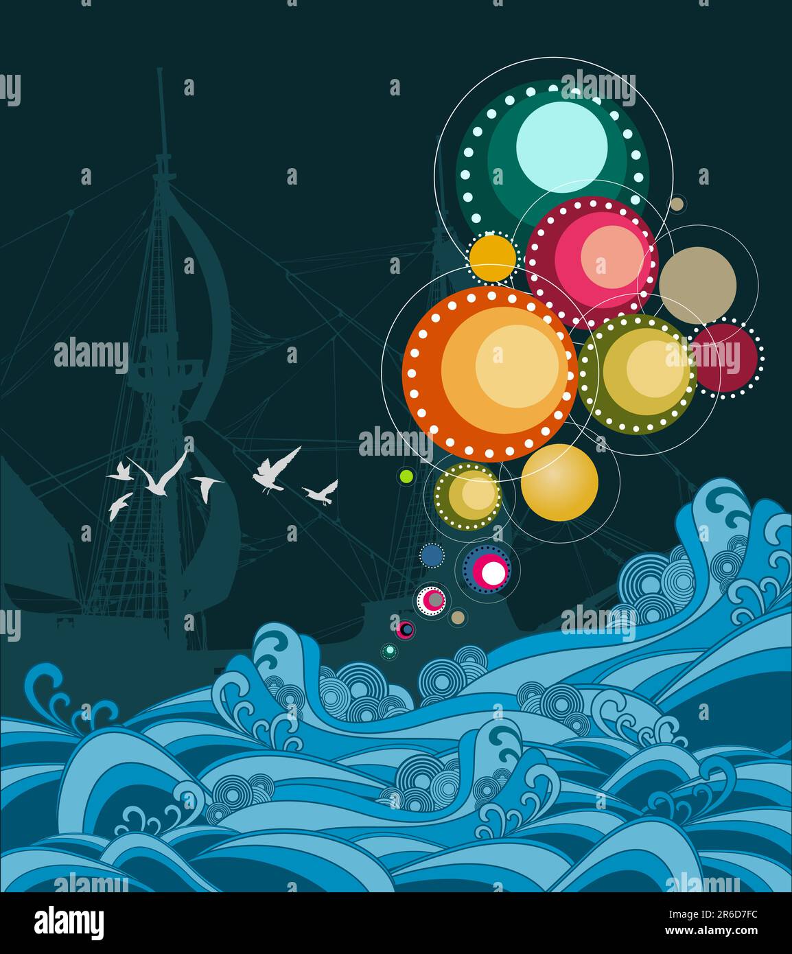 Sea surge Stock Vector Images - Alamy