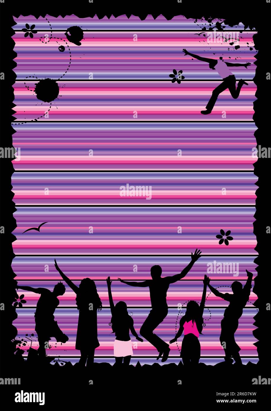 Funny party, holiday, vector illustration for your design Stock Vector ...