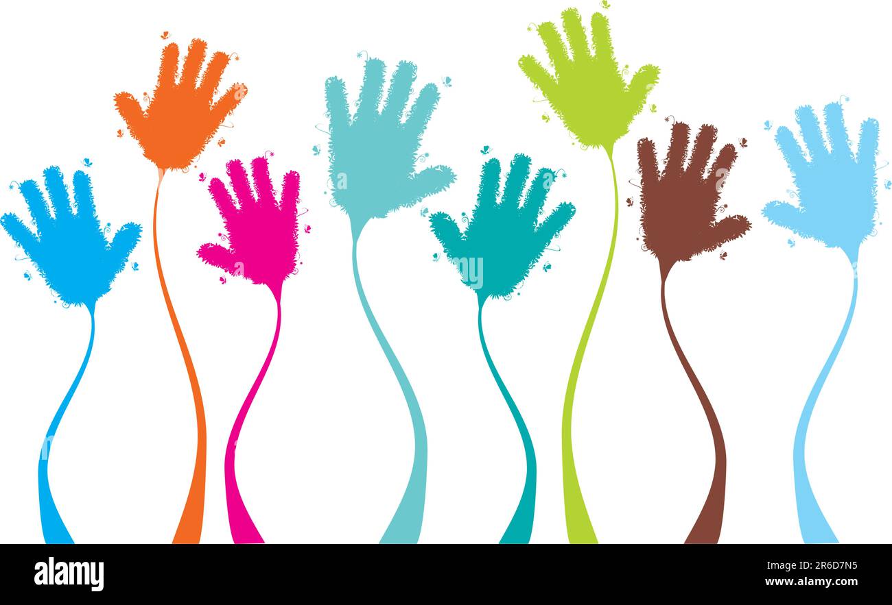 Applause, clapping hands funny, background for your design Stock Vector ...