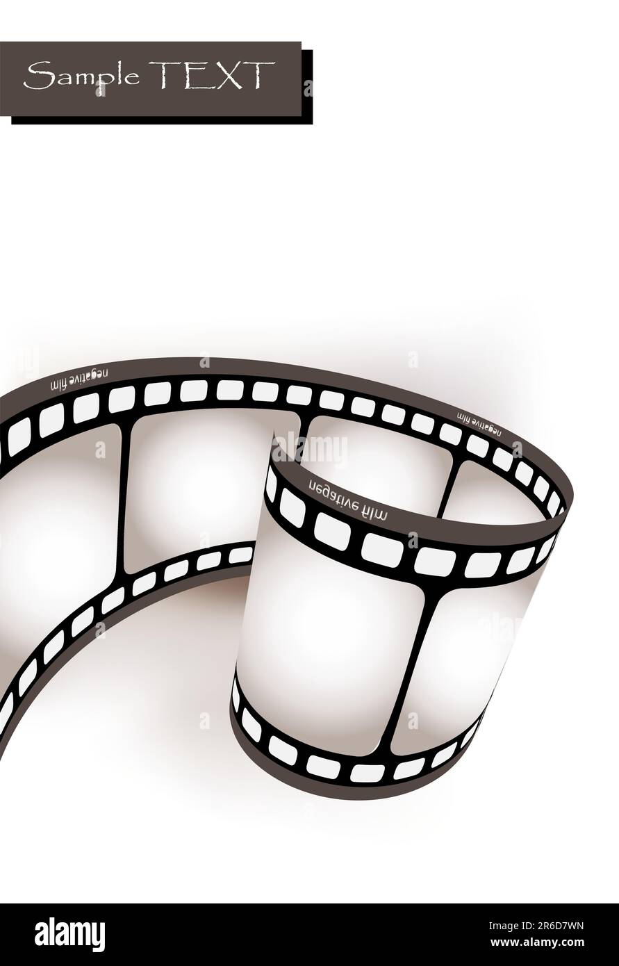 Curved photographic film Stock Vector Image & Art - Alamy