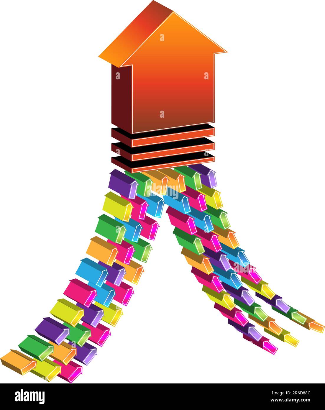 Many arrows coming together to create one large arrow Stock Vector ... Many arrows coming together to create one large arrow Stock Vector ...