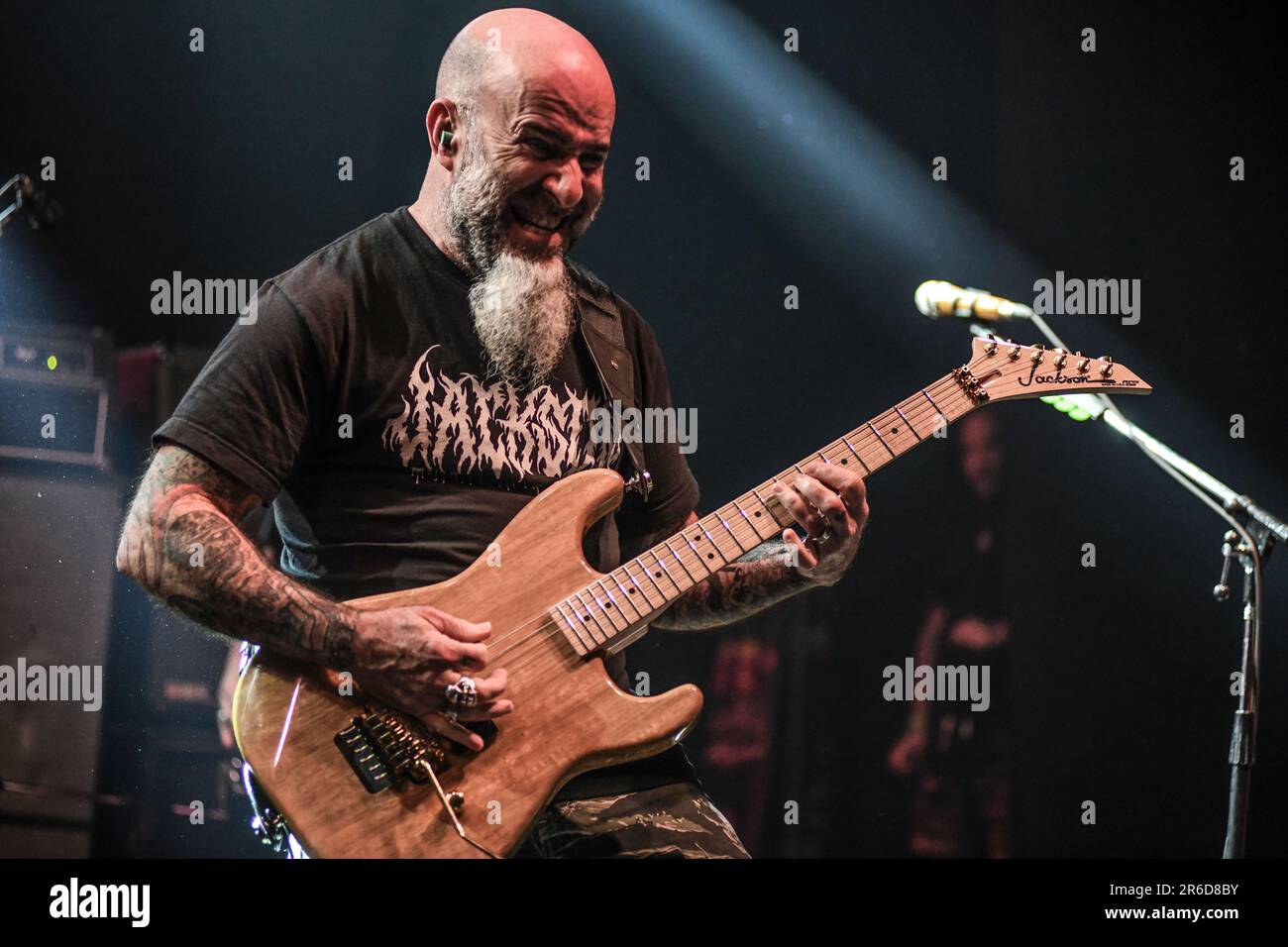 Scott Ian (guitar) performing live with Mr. Bungle Stock Photo - Alamy