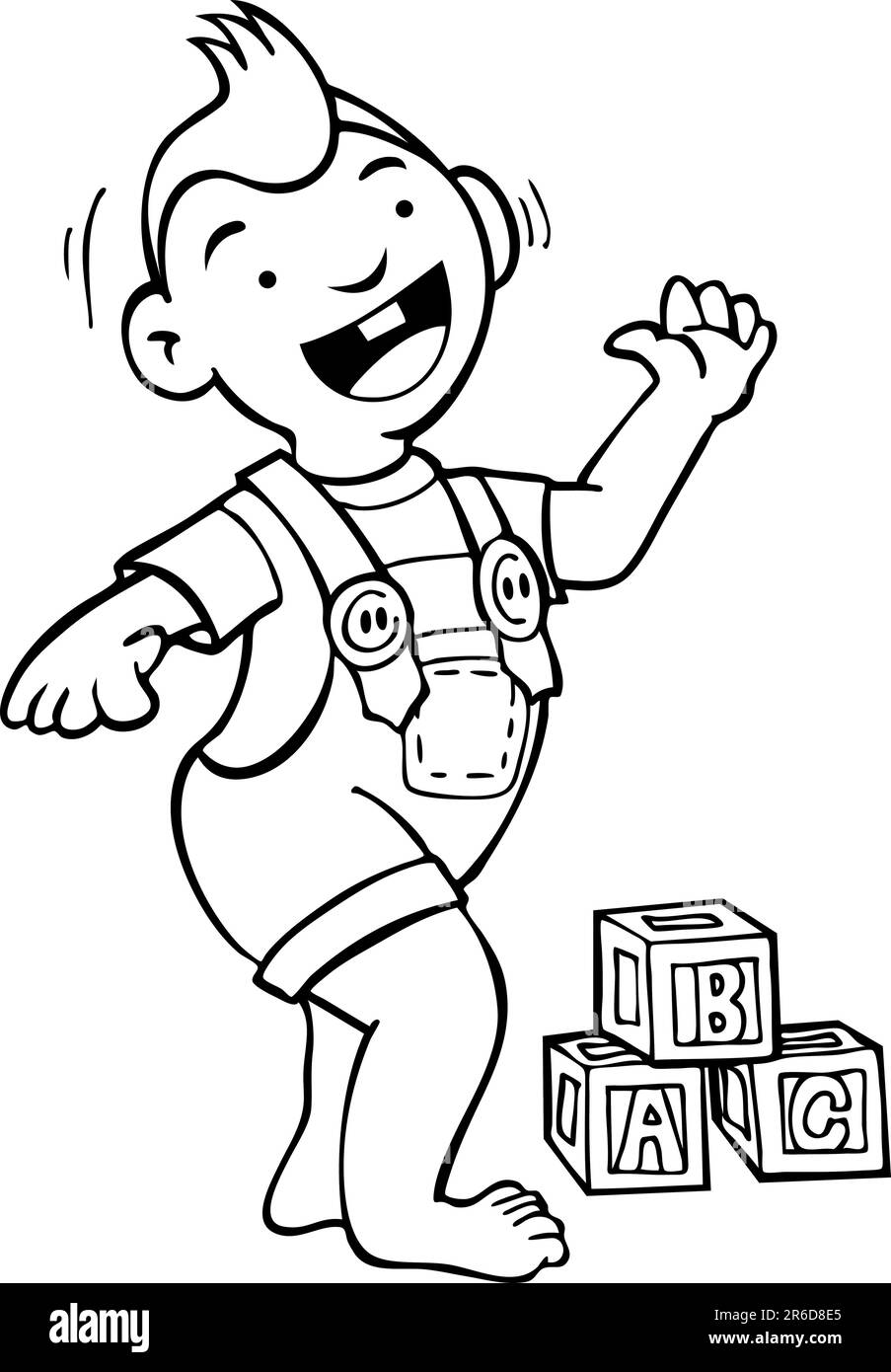 Baby Walking Drawing