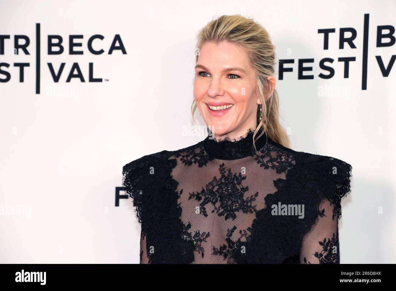 Lily Rabe attends the premiere of "Downtown Owl" at the SVA Theatre ...