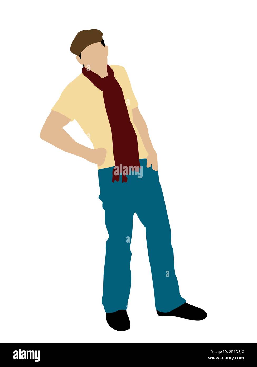 Man standing Stock Vector Images - Alamy