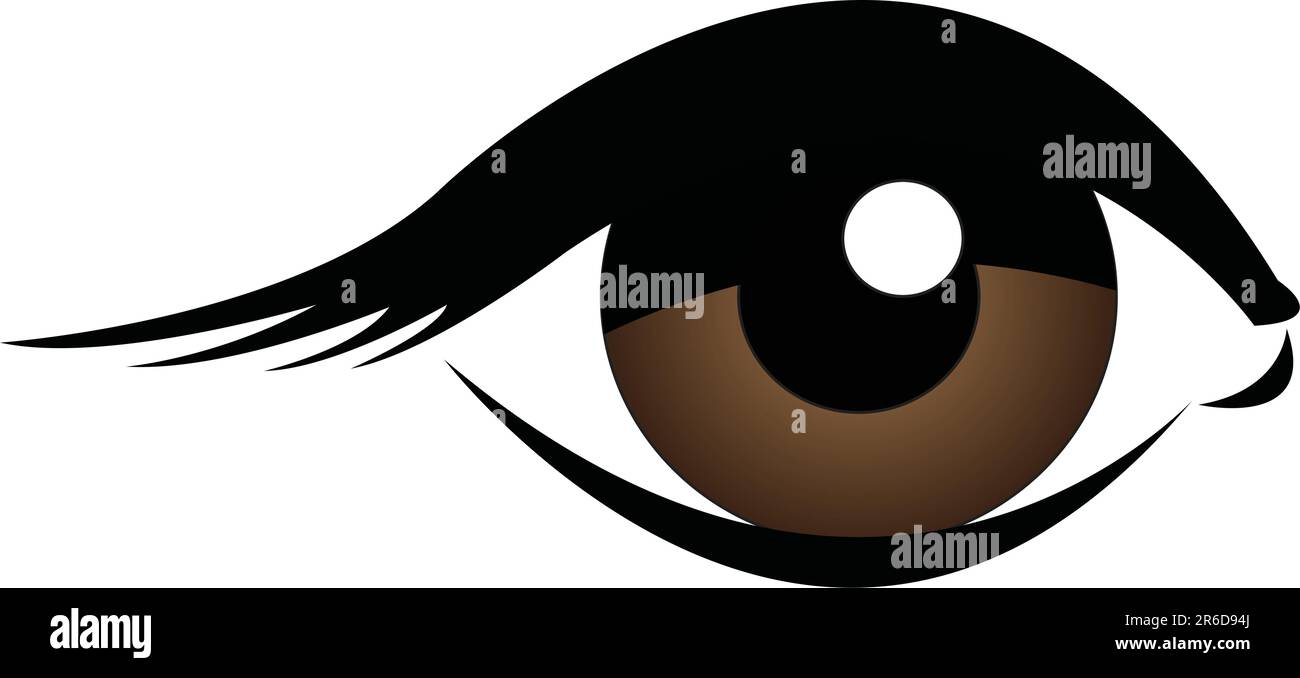 Beautiful eye Stock Vector Images - Alamy
