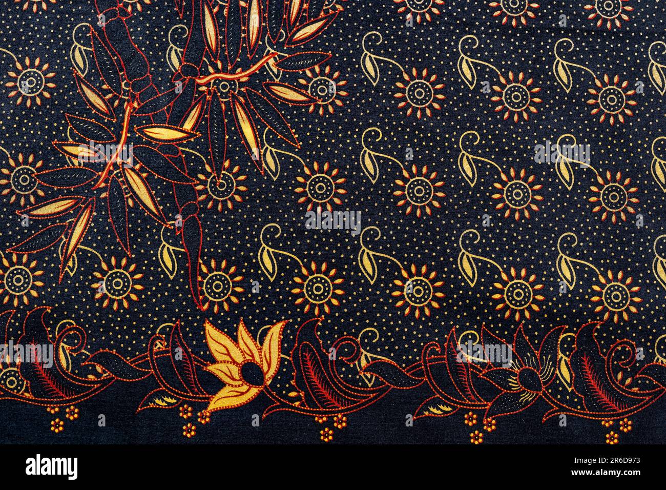 Motif Mega Mendung, batik motif typical of West Java Indonesia, curved ...