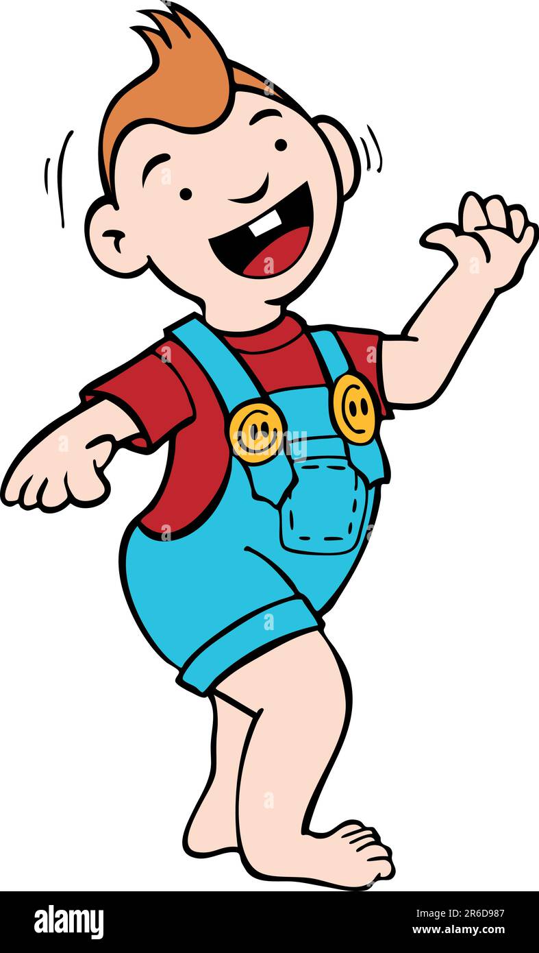 Toddler learning walk Stock Vector Images - Alamy