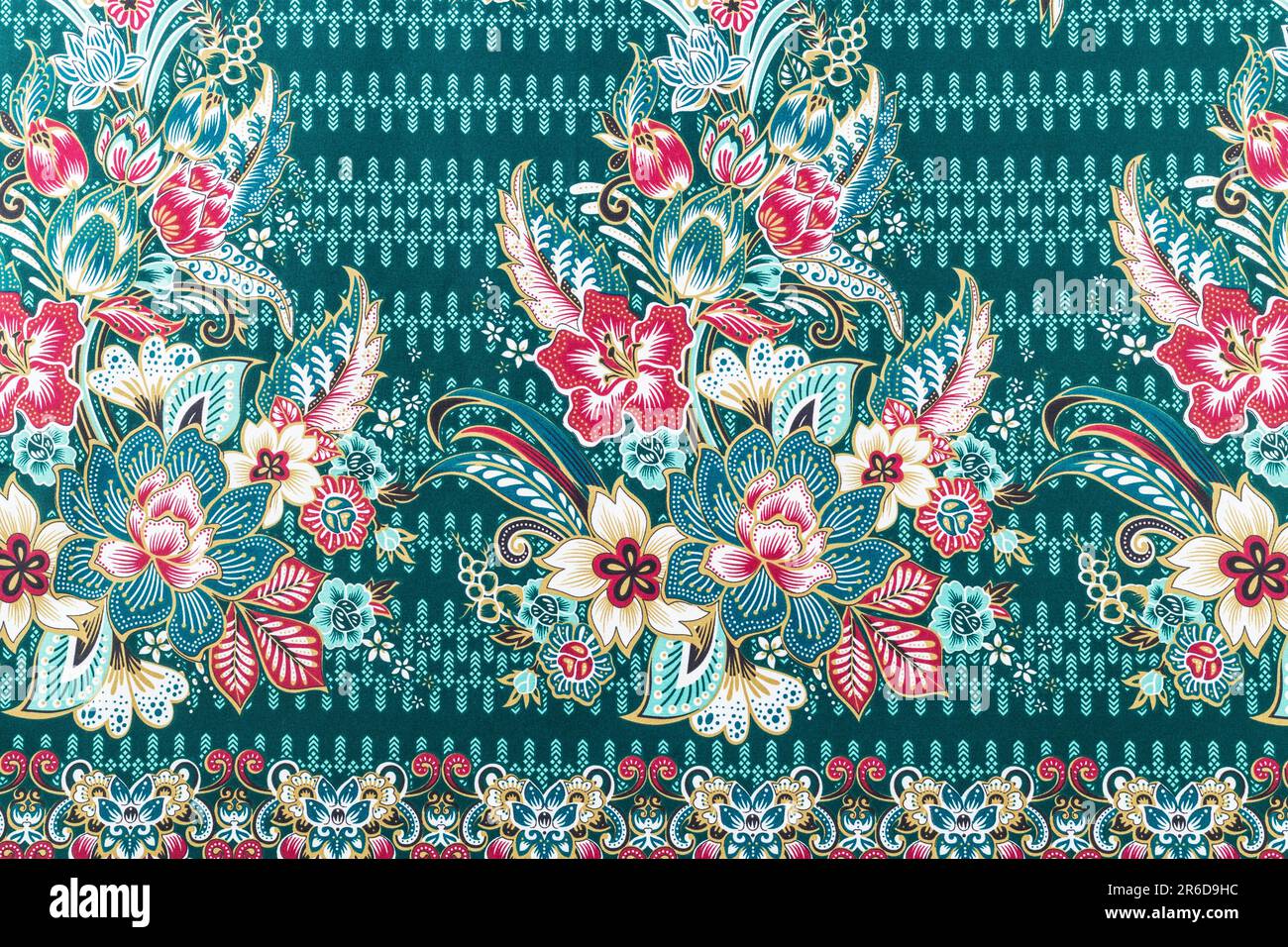 detailed pattern of batik cloth Stock Photo - Alamy