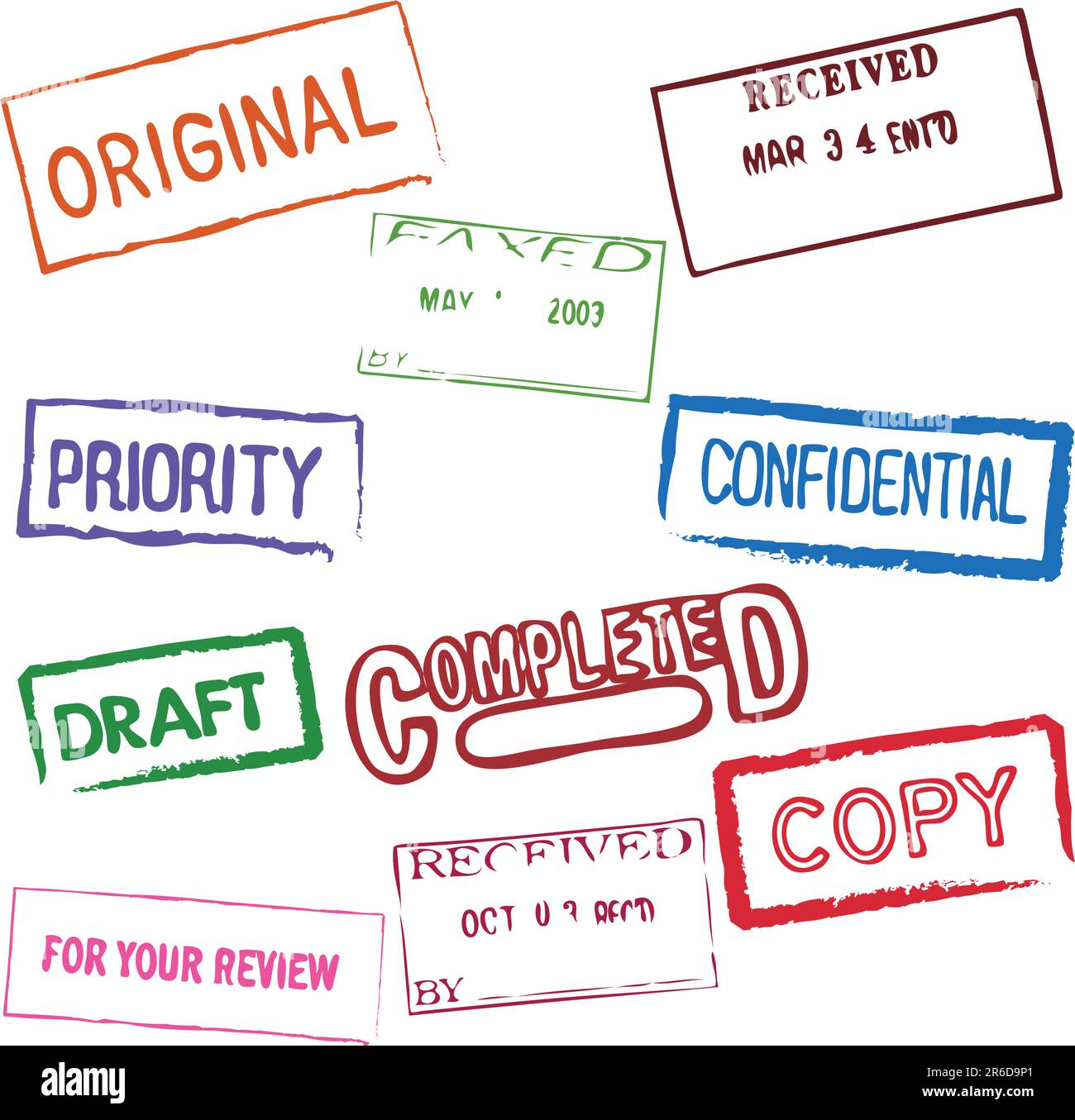 Business stamps hi-res stock photography and images - Alamy