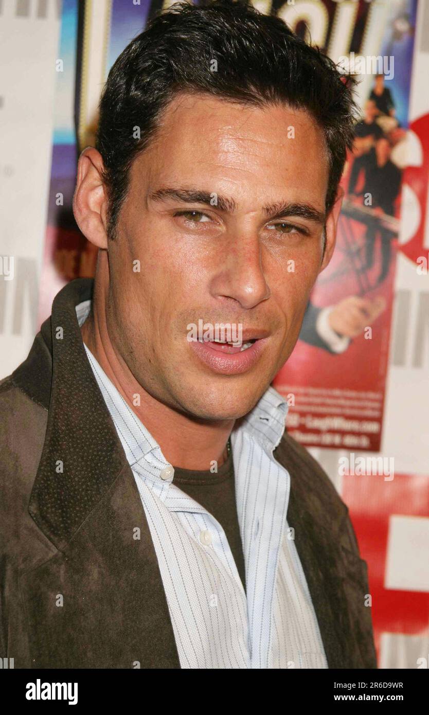 Nick Scotti arriving at the opening night performance of "Mario Cantone ...