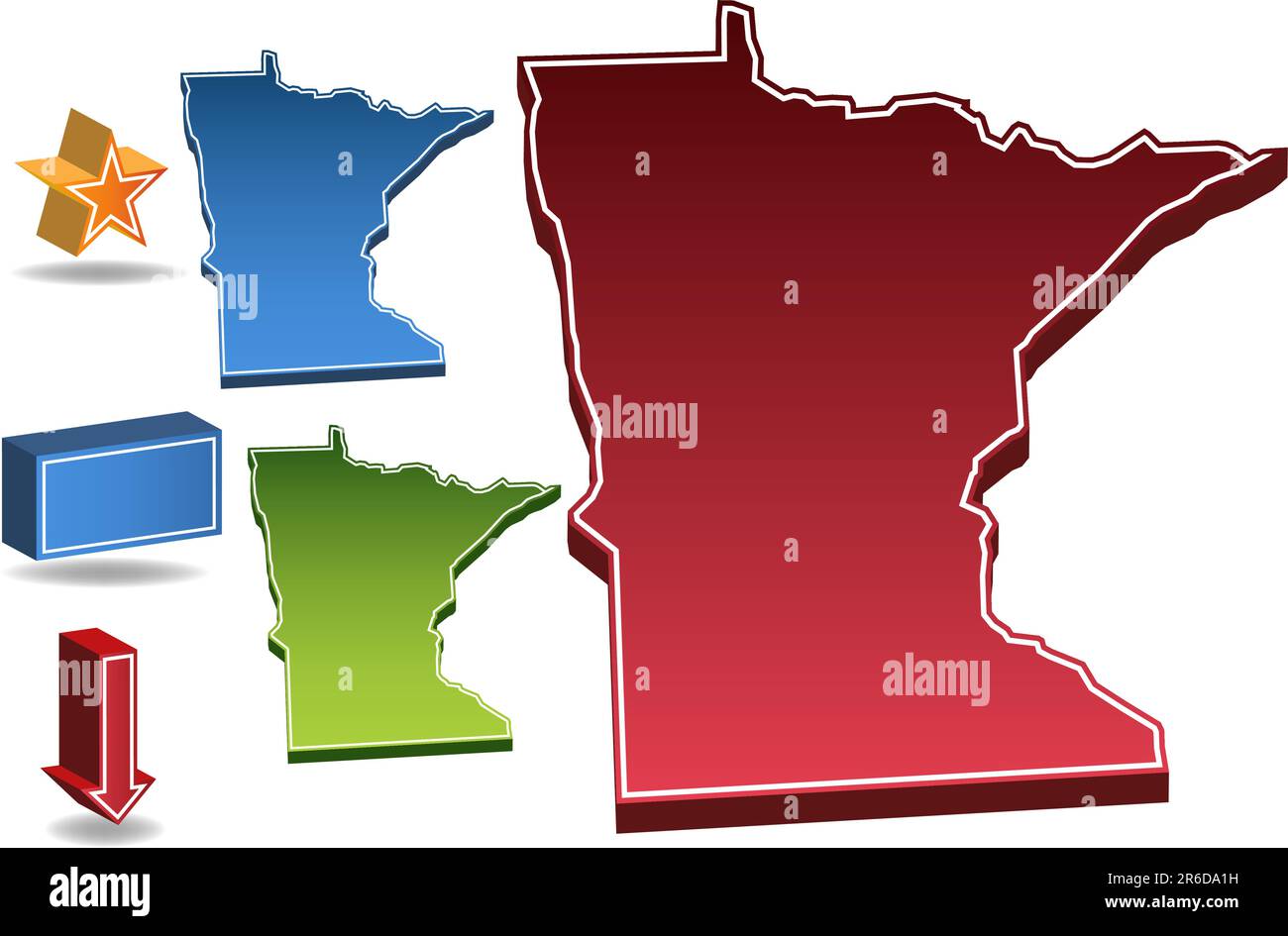 Minnesota icon design Stock Vector Images - Alamy