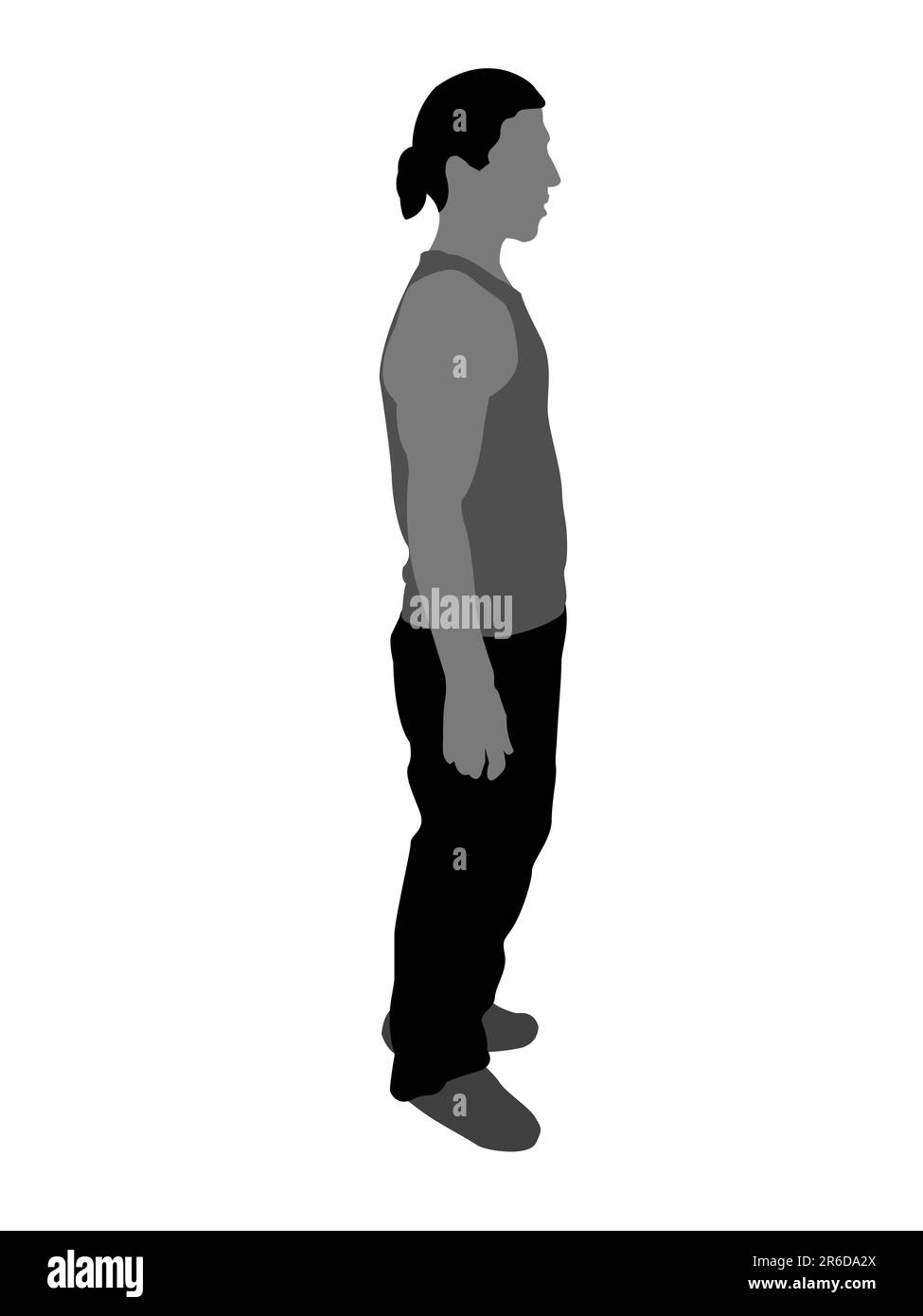 Stylish modern guy standing Stock Vector Images - Alamy