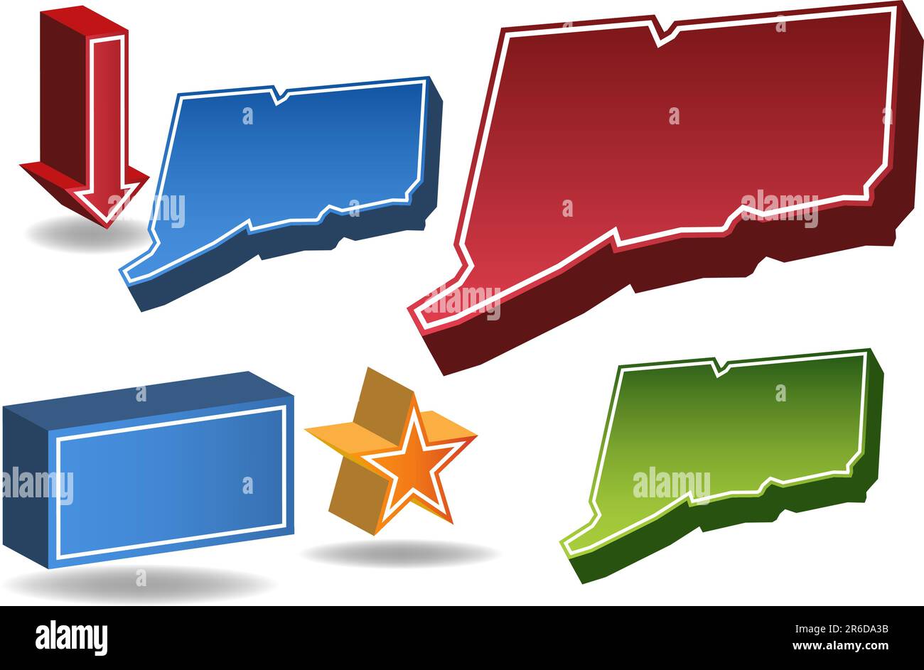 The state of connecticut Stock Vector Images - Alamy