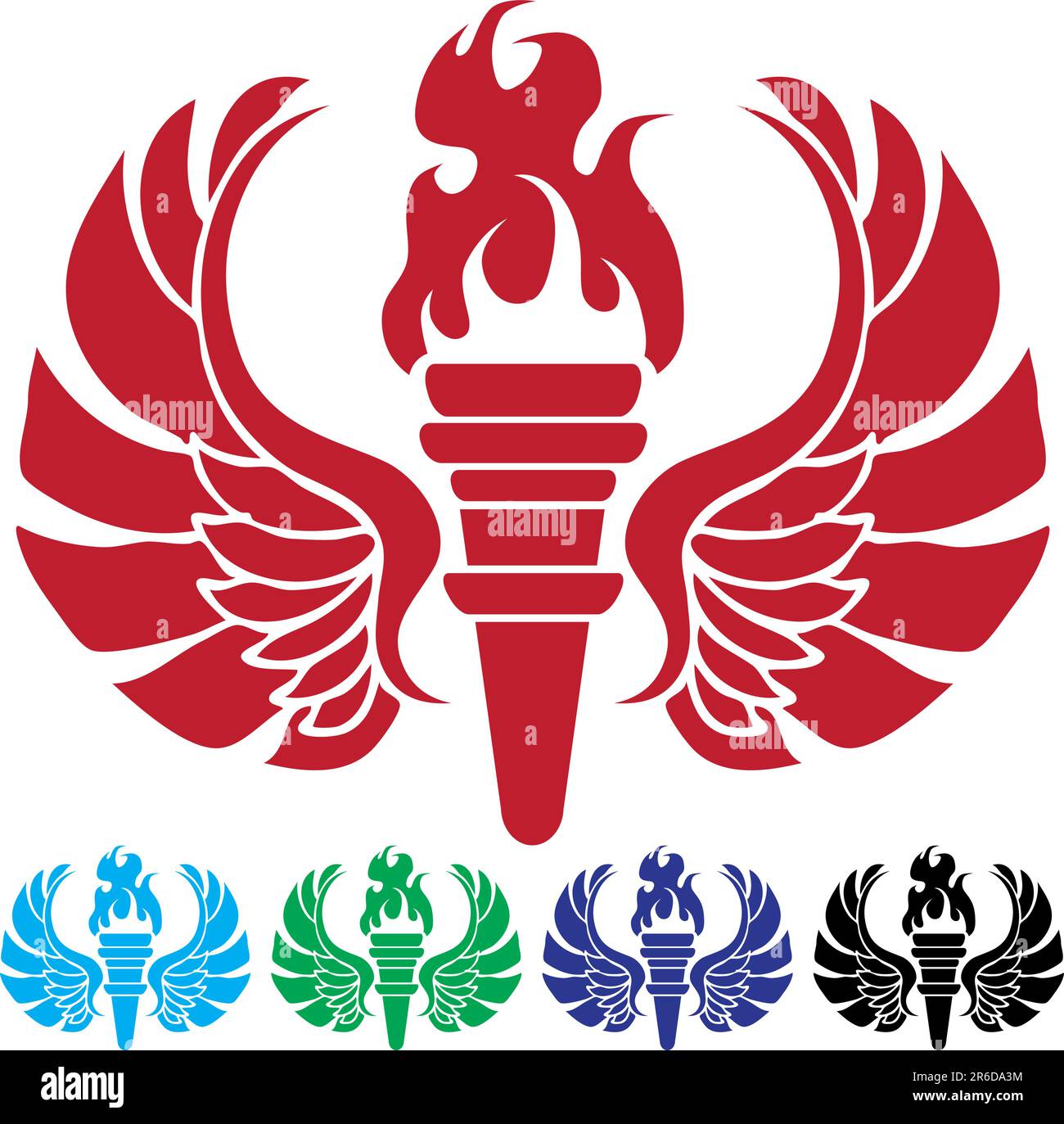 Bluish wings Stock Vector Images - Alamy