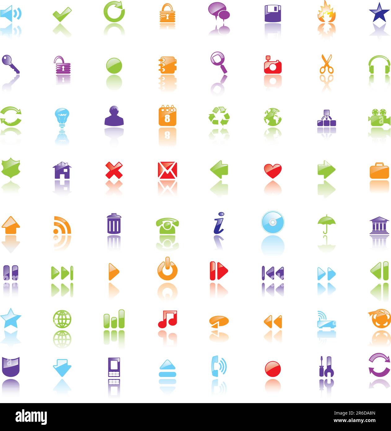Icons set for web. Vector illustration Stock Vector Image & Art - Alamy