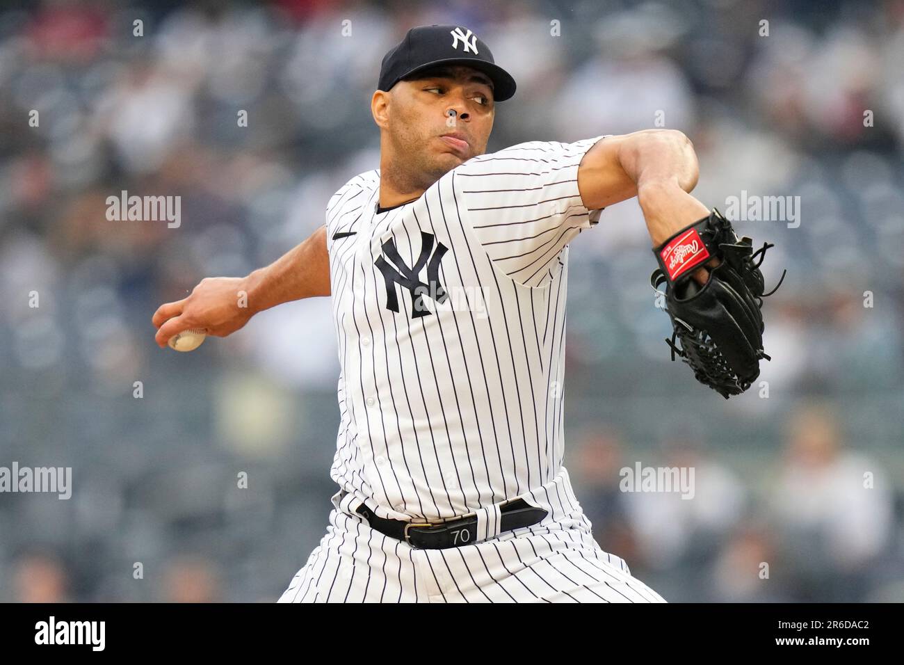 New York Yankees' Jimmy Cordero pitches during the sixth inning in the ...