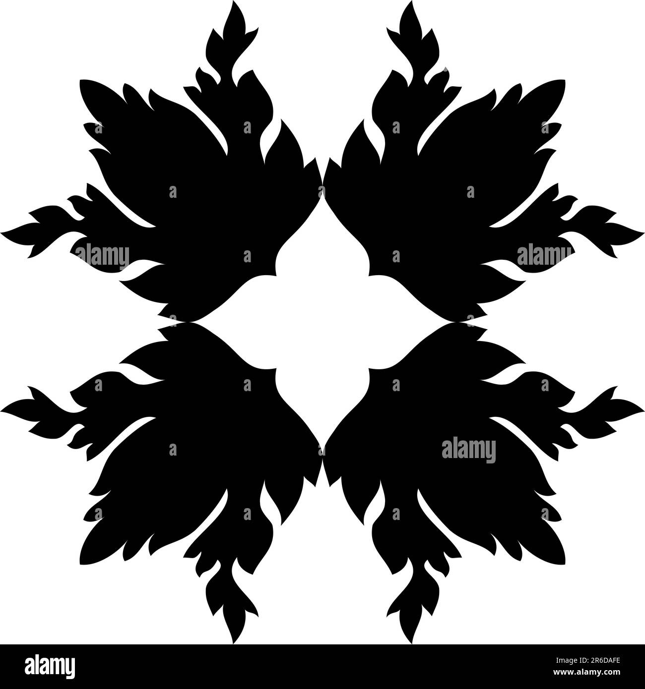 Floral Design Element Vector Illustration Stock Vector Image And Art Alamy