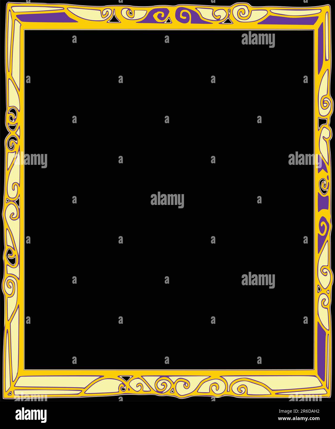 isolated hand draw frame, cartoon style Stock Vector Image & Art - Alamy