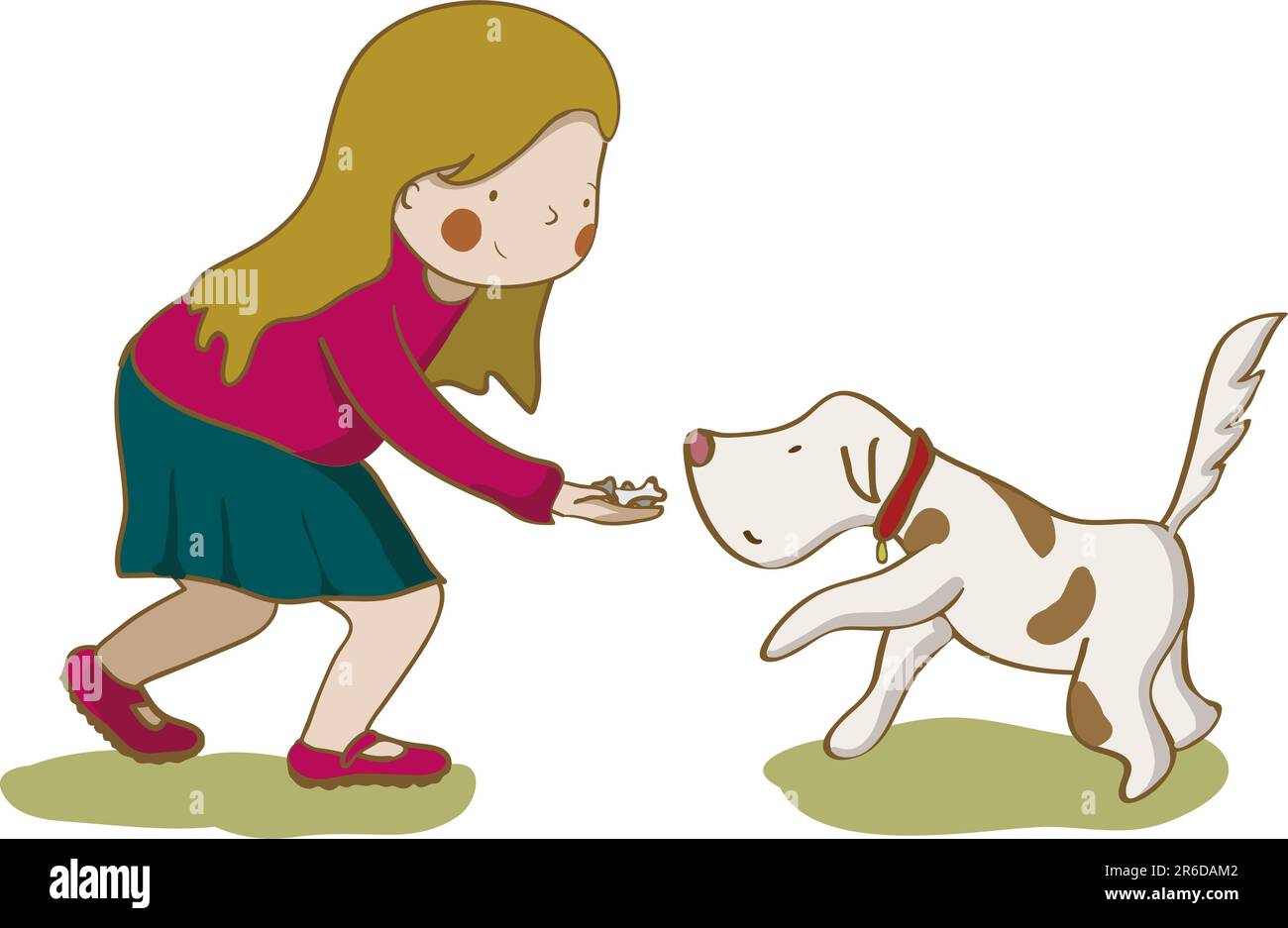 Kid giving Stock Vector Images - Alamy