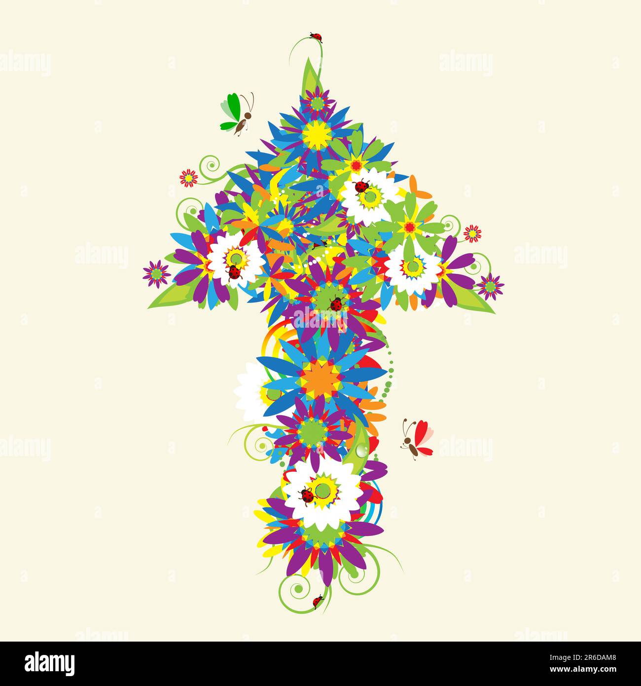 Arrow, floral design. See also arrows in my gallery Stock Vector Image ...