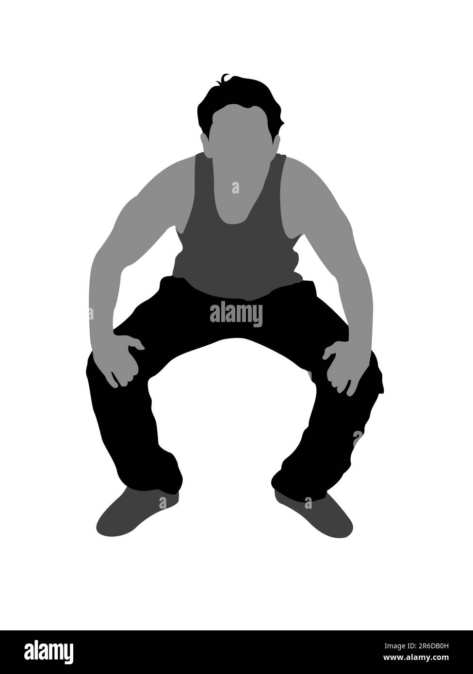 Man bending Stock Vector Images - Alamy