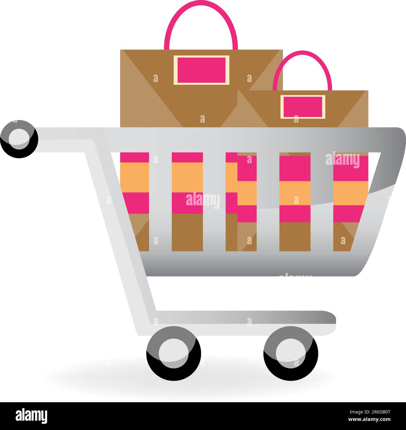 Shopping cart icon design Stock Vector Images - Alamy