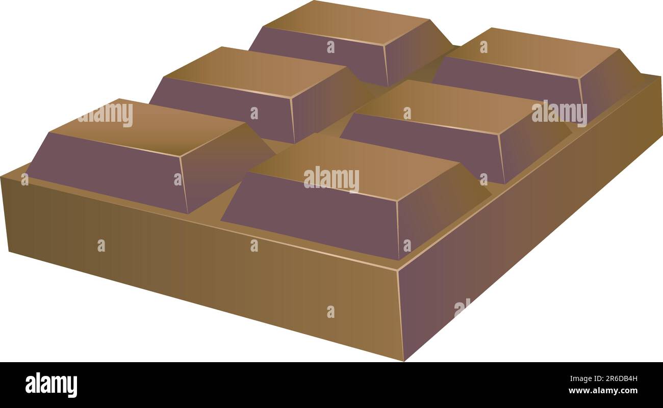 Chocolate chunk Stock Vector Images - Alamy