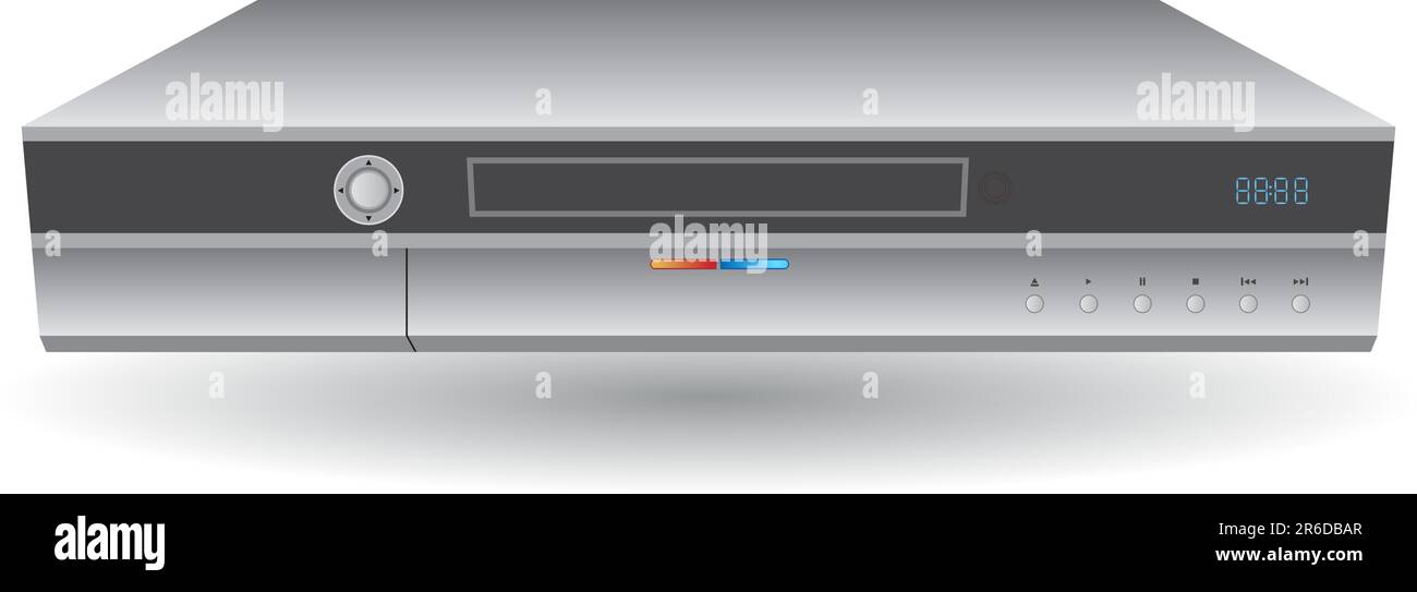 3D image of DVD player Stock Vector Image & Art - Alamy