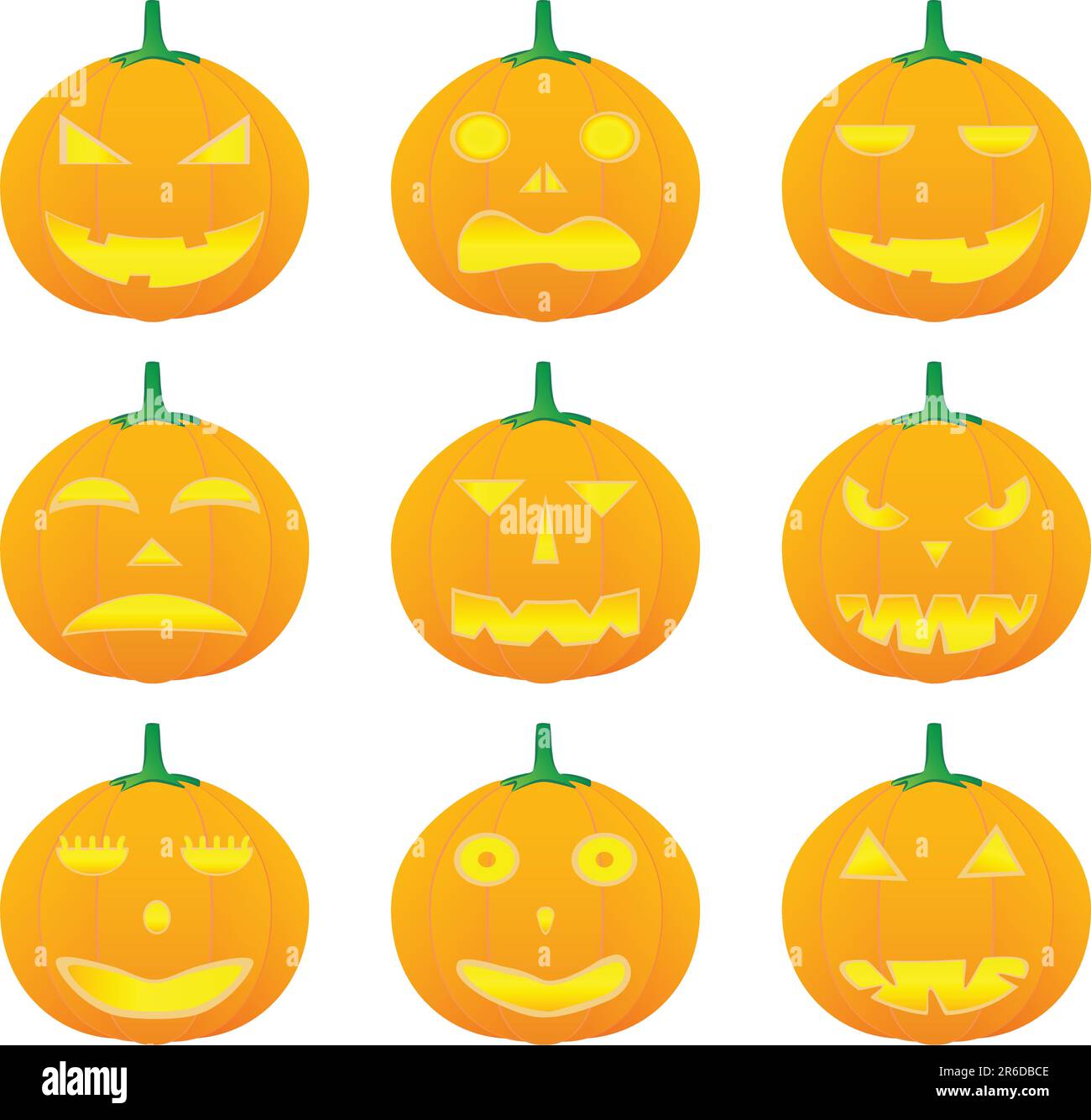 halloween pumpkin vector illustrations Stock Vector Image & Art - Alamy