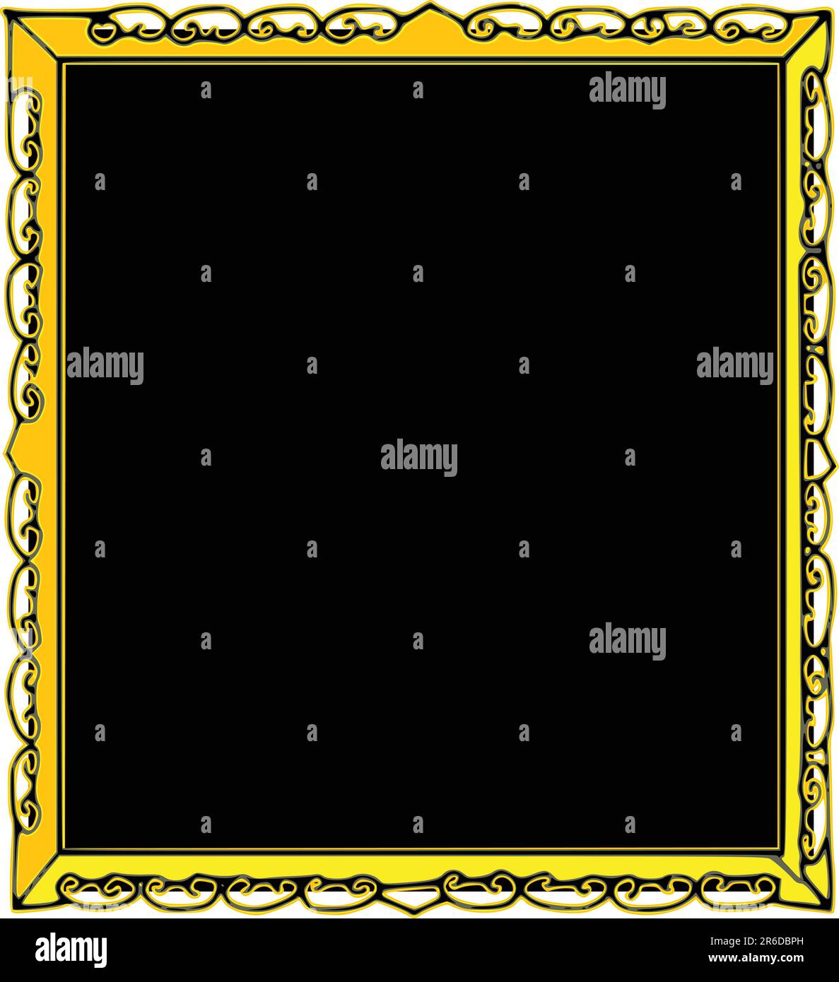 isolated hand draw frame, cartoon style Stock Vector Image & Art - Alamy