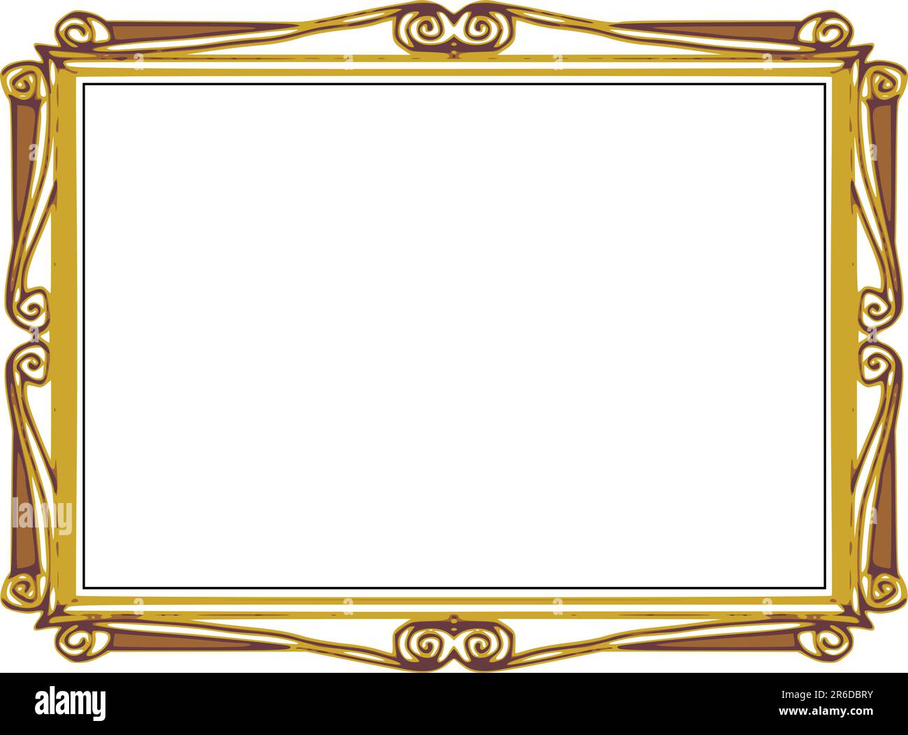 Picture frame cartoon vector Stock Vector Images - Alamy