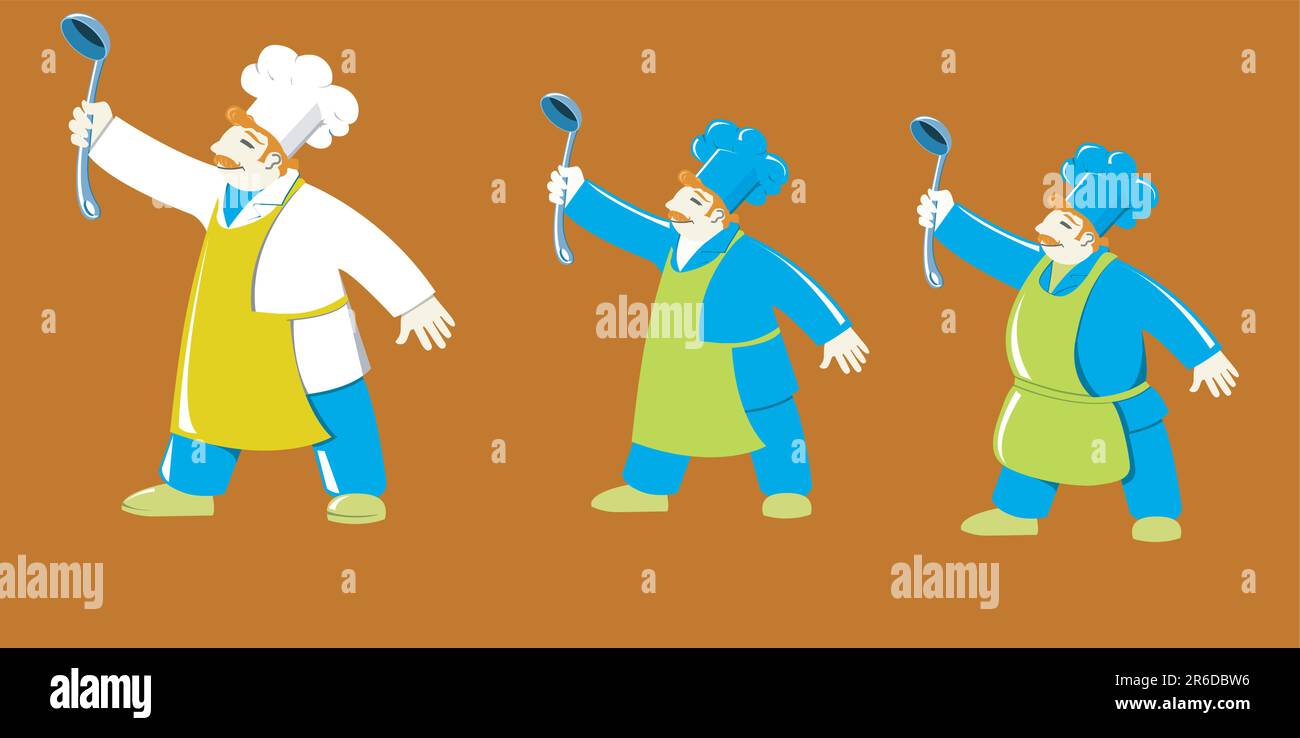 Kitchen apron man chef Stock Vector Images - Alamy
