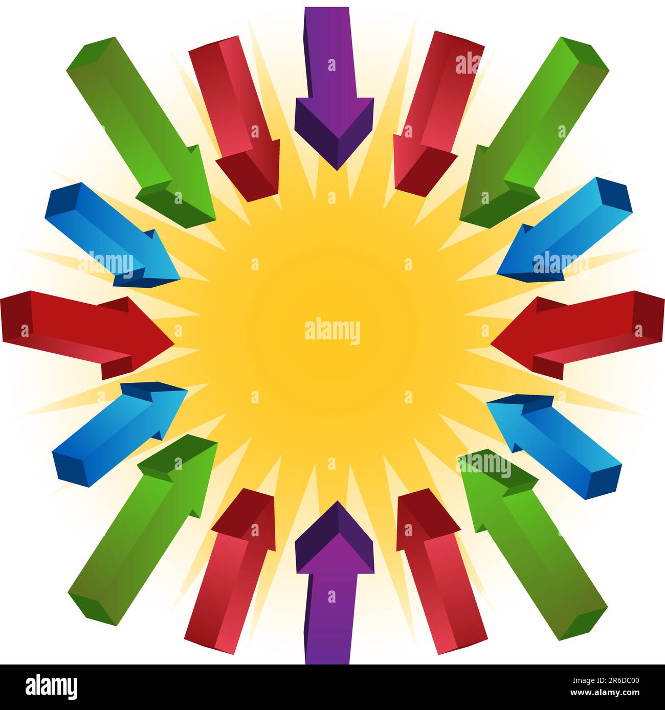 Sign pointing towards direction Stock Vector Images - Alamy