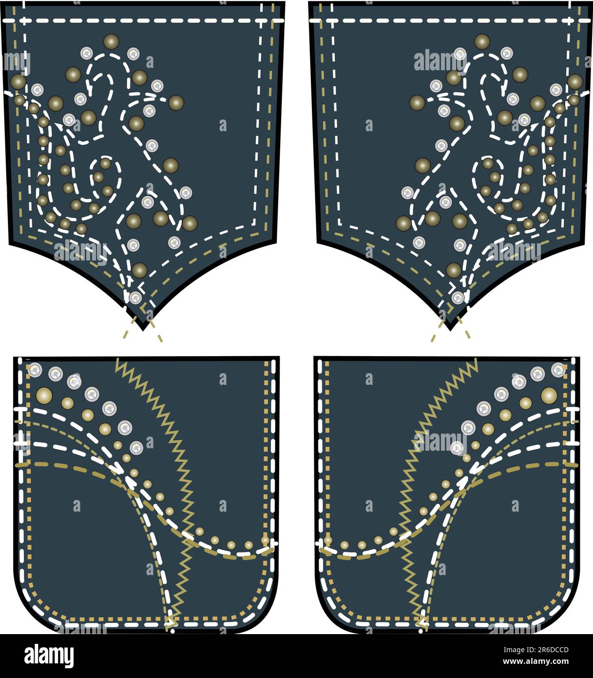 Girl stitching Stock Vector Images - Alamy