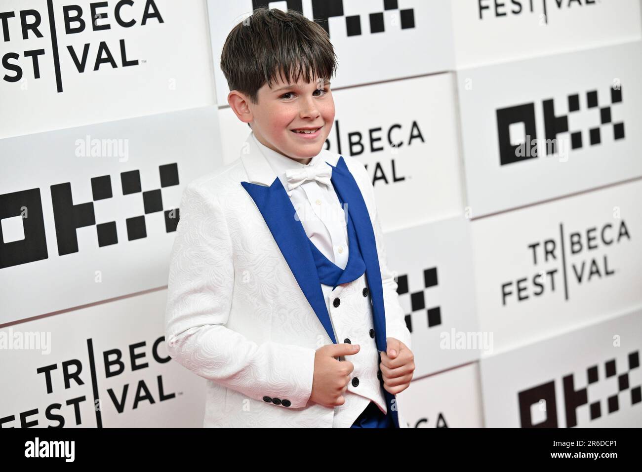 Mason Cufari attends the premiere of "The "Good Half" at OKX Theater ...