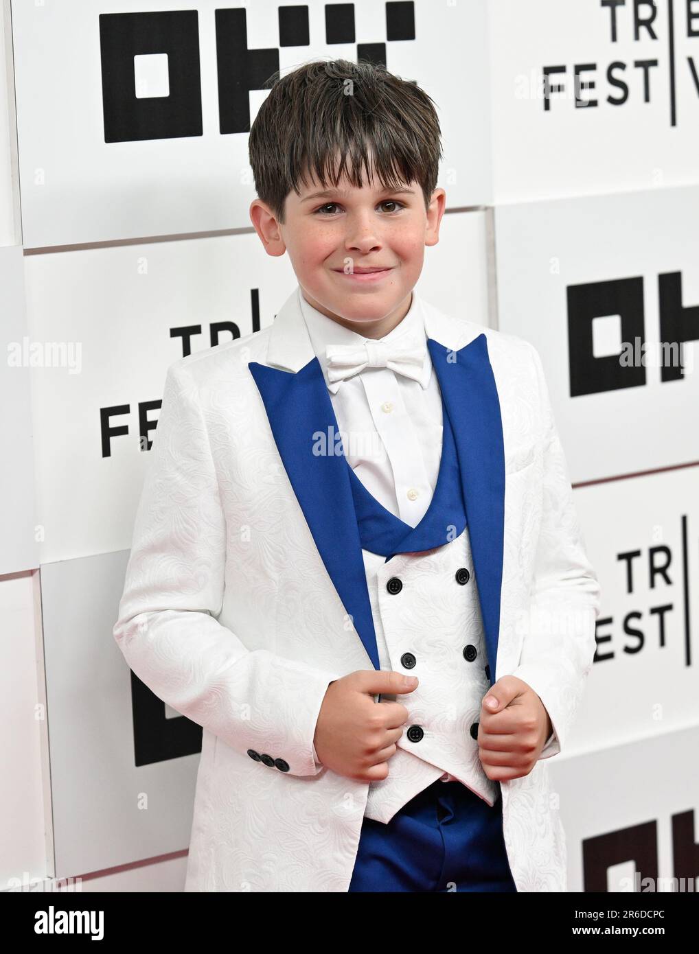 Mason Cufari attends the premiere of "The "Good Half" at OKX Theater ...