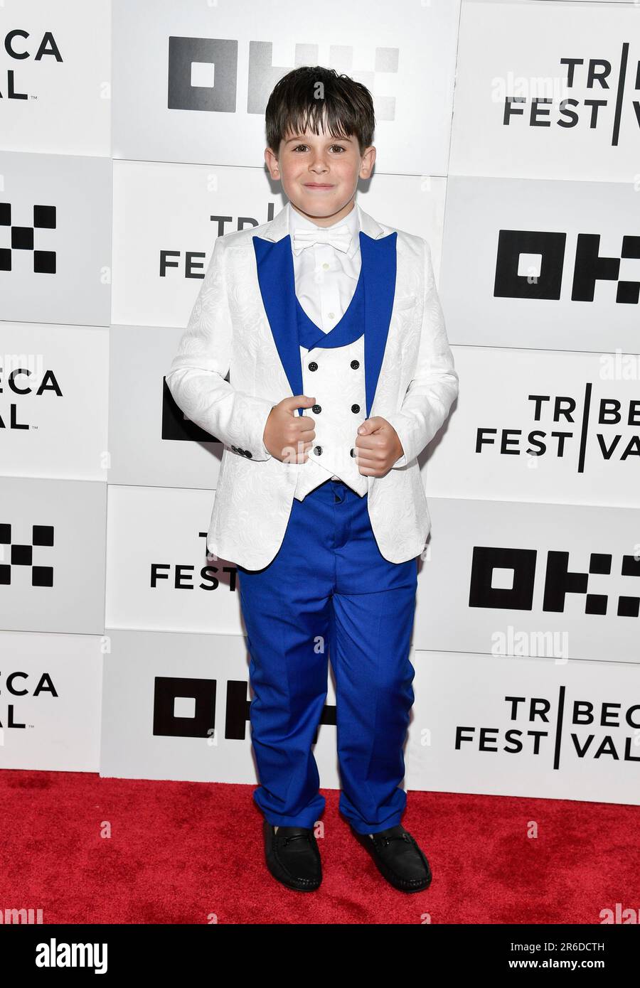 Mason Cufari attends the premiere of "The "Good Half" at OKX Theater ...