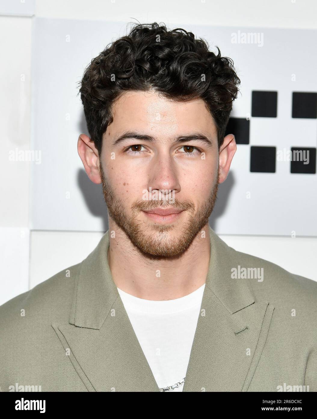 Nick Jonas attends the premiere of "The "Good Half" at OKX Theater BMCC ...