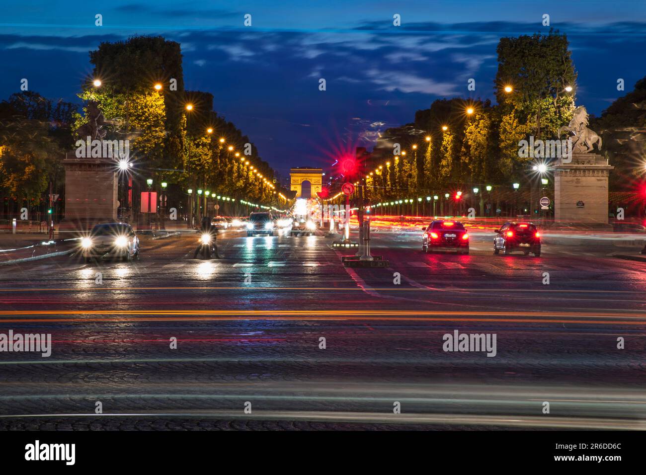 Elysian Fields in the evening Stock Photo - Alamy