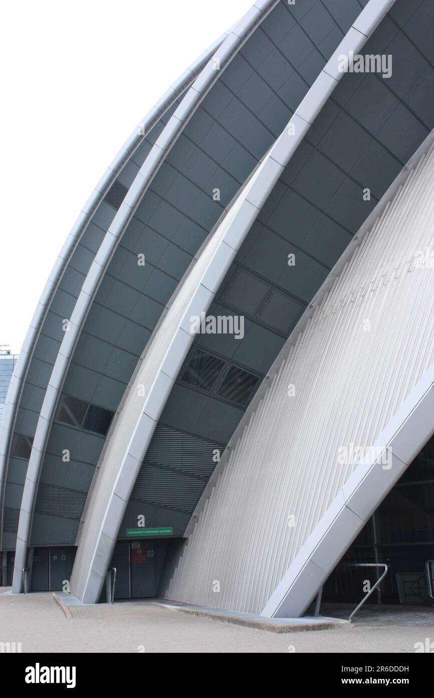 The SEC Armadillo on the banks of the Clyde in central Glasgow Stock ...