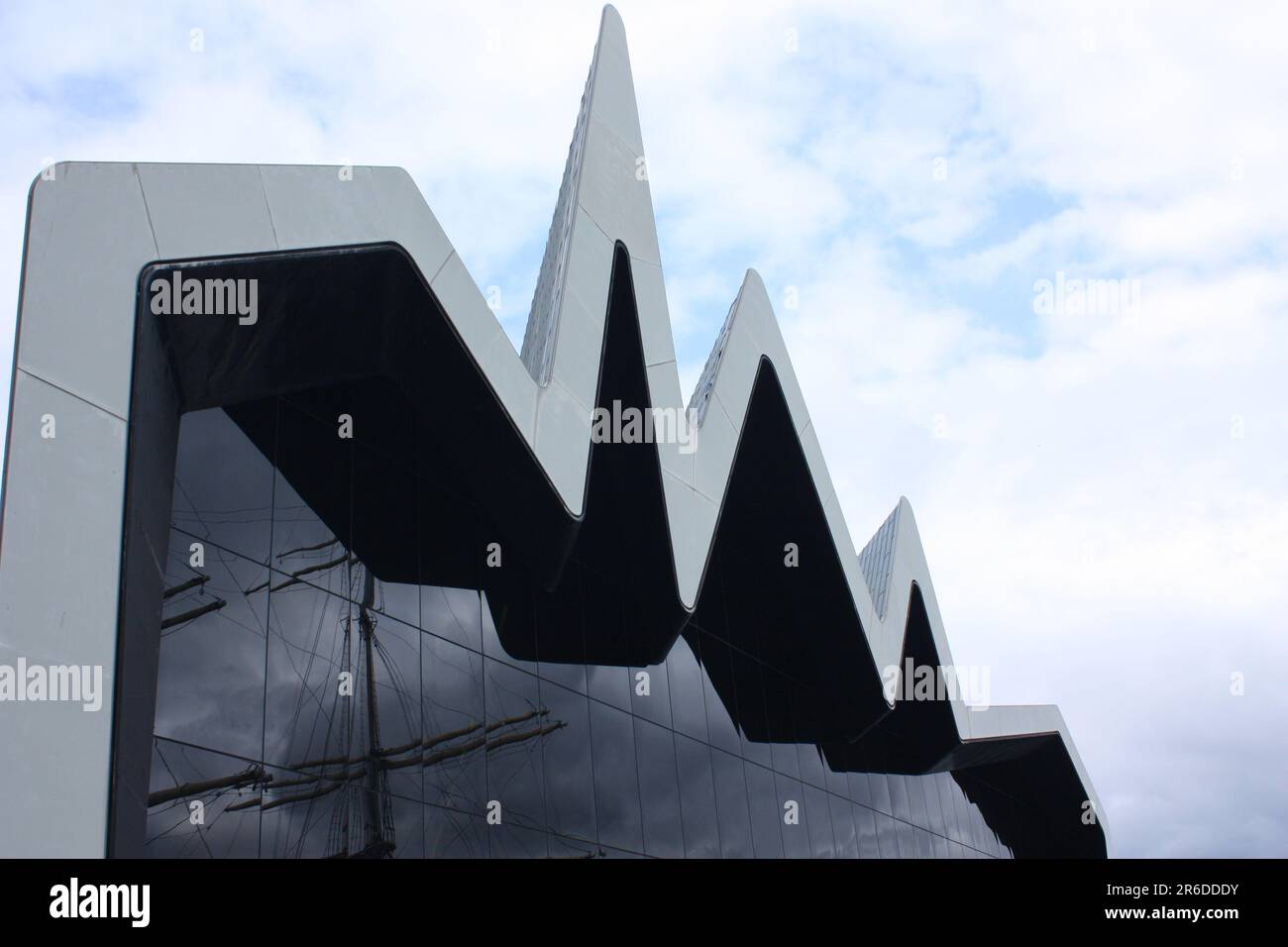 The Riverside Museum, a hyper-modern museum with collections of ...