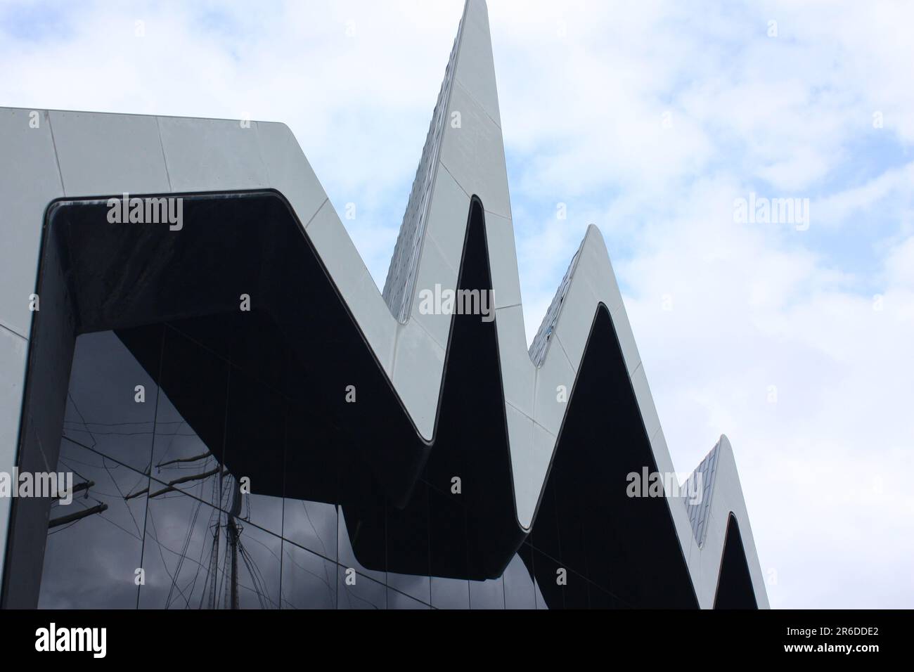 The Riverside Museum, a hyper-modern museum with collections of ...