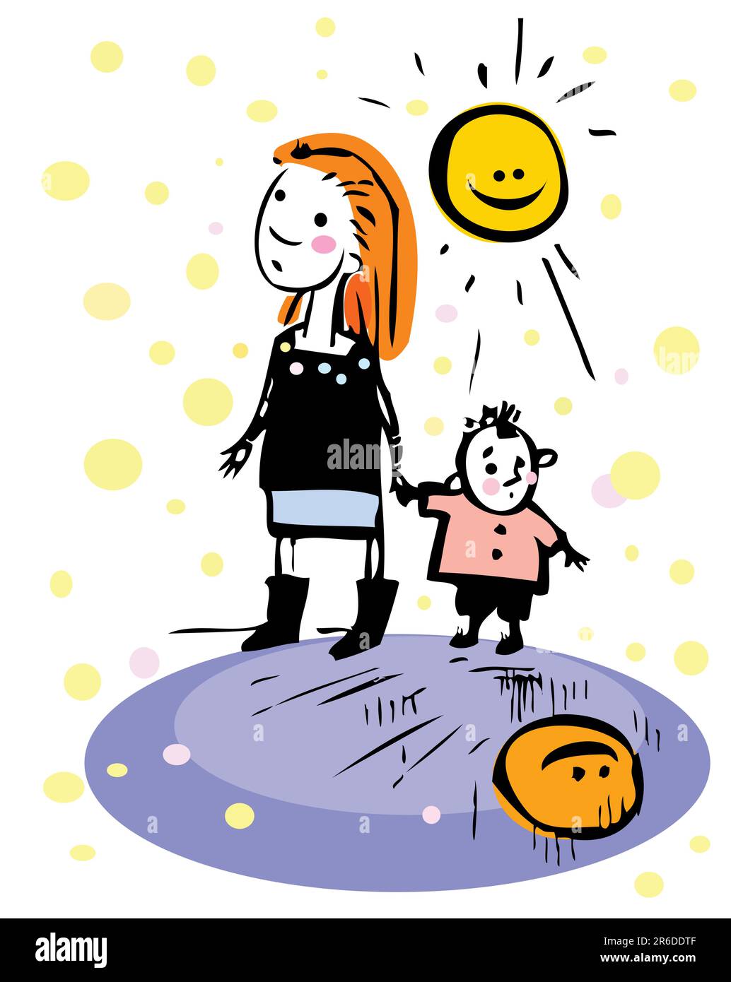 Brother sun Stock Vector Images - Alamy