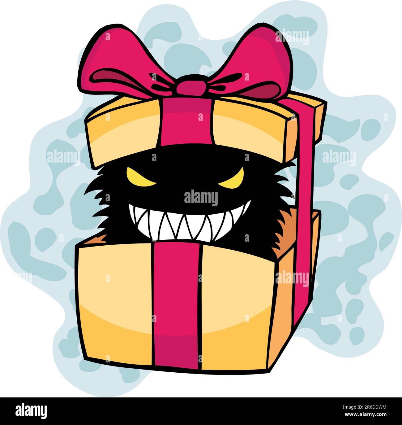 Monster in a box Stock Vector Images - Alamy