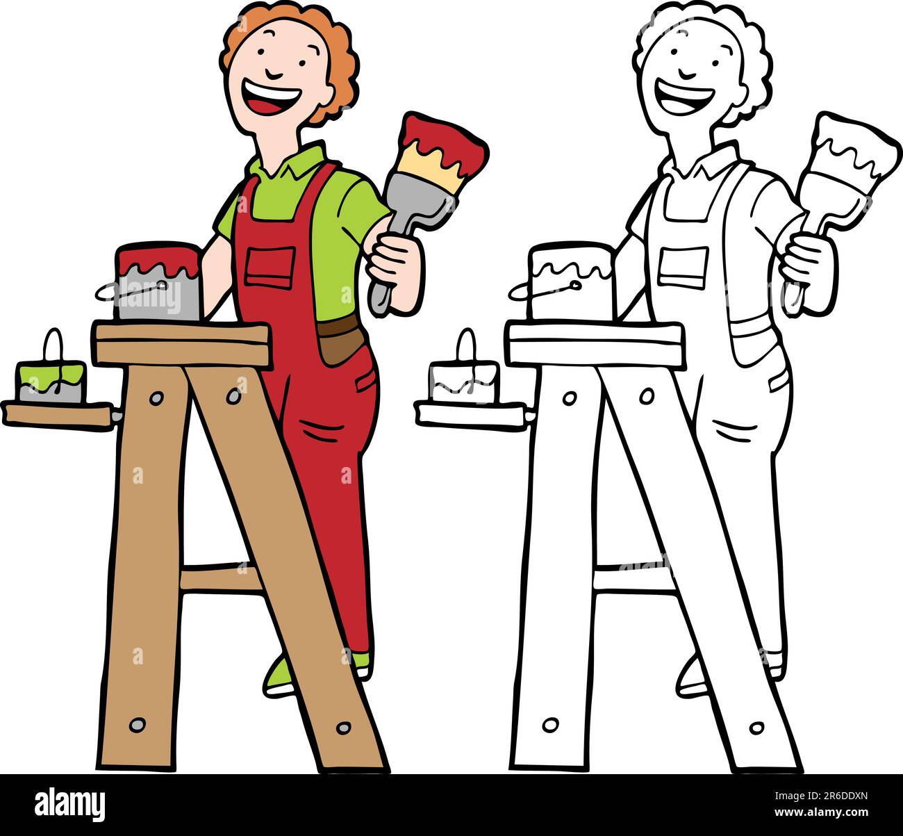 Professional painting Stock Vector Images - Alamy