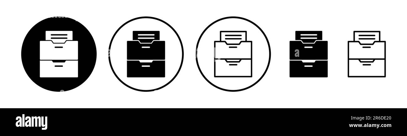 Archive icon vector. archive storage icon vector. folders icon Stock ...