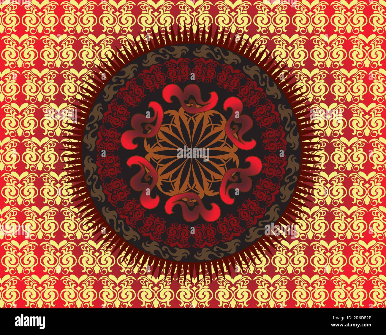 Vector ornate background Stock Vector Images - Alamy
