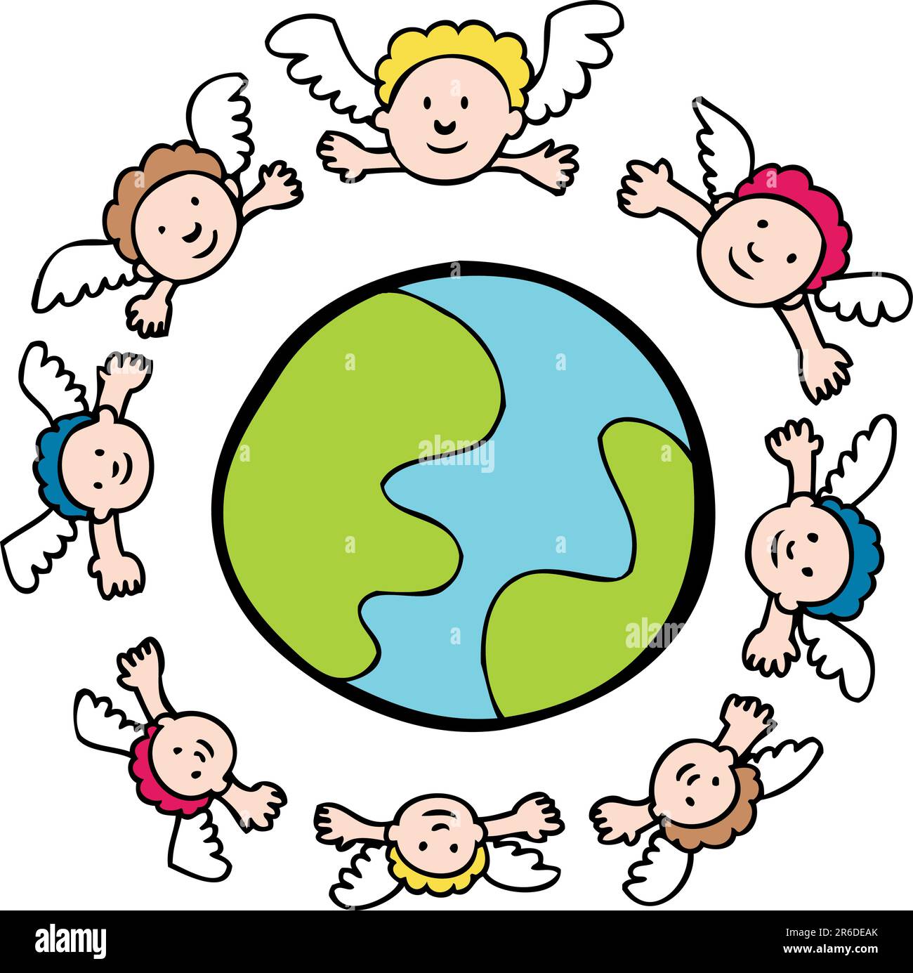 Over wing Stock Vector Images - Alamy