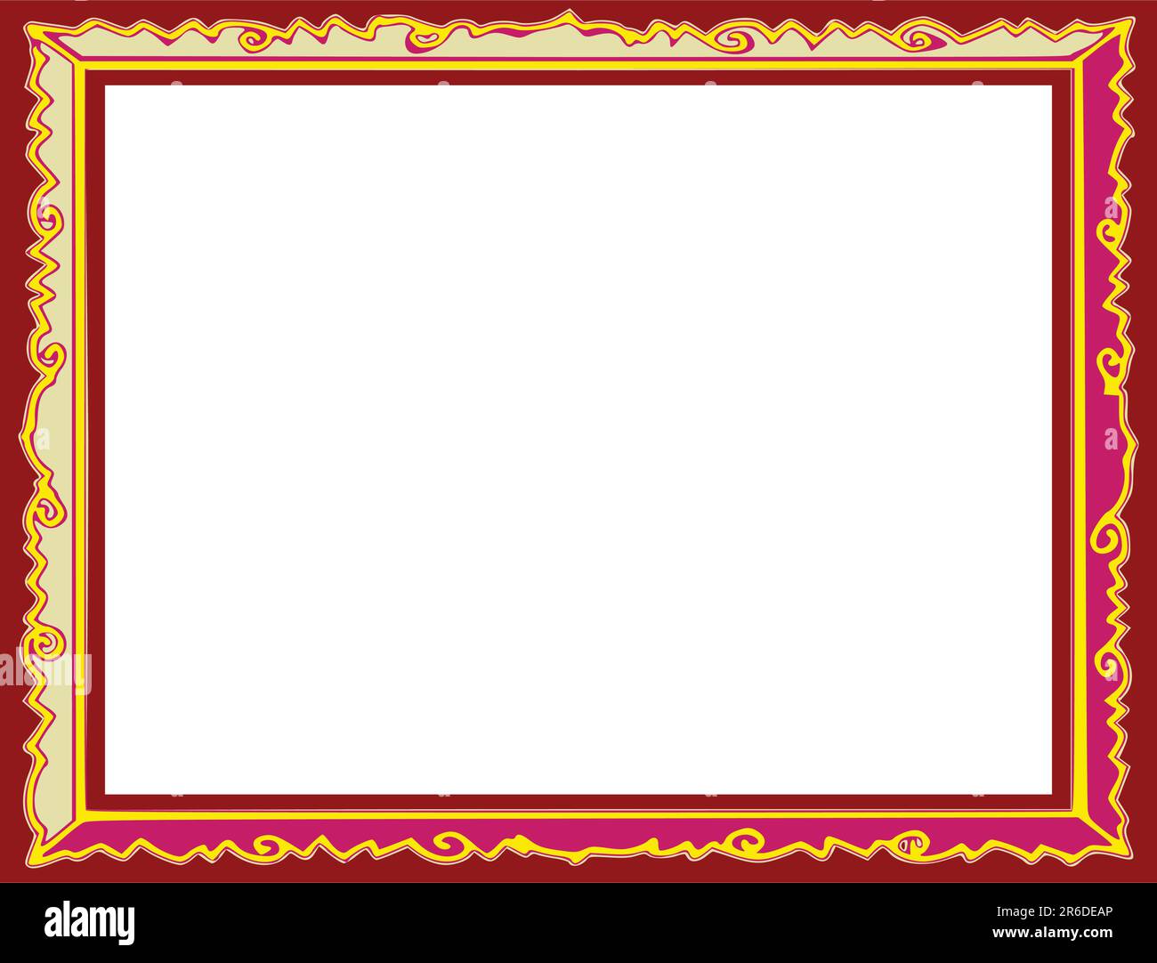 isolated hand draw frame, cartoon style Stock Vector Image & Art - Alamy